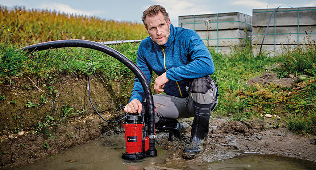 Submersible dirt water pumps for home and garden | Einhell.fi